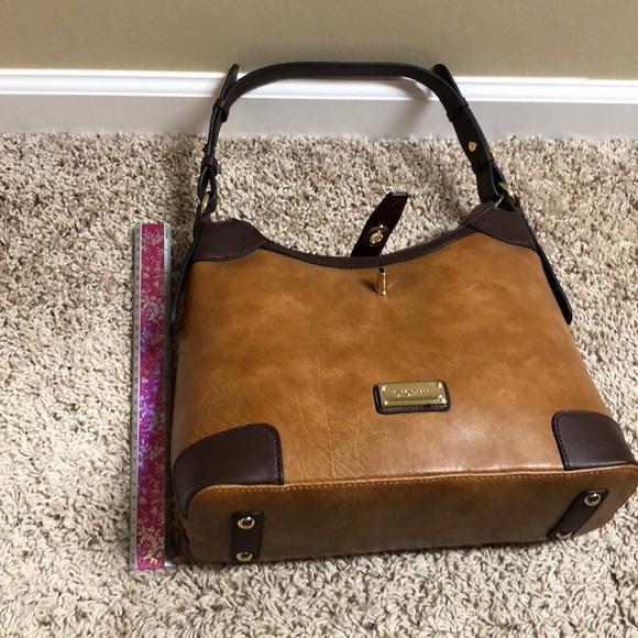 Diophy | Bags | Nwot Diophy Pu Leather Front Turn Lock Hobo Purse ...